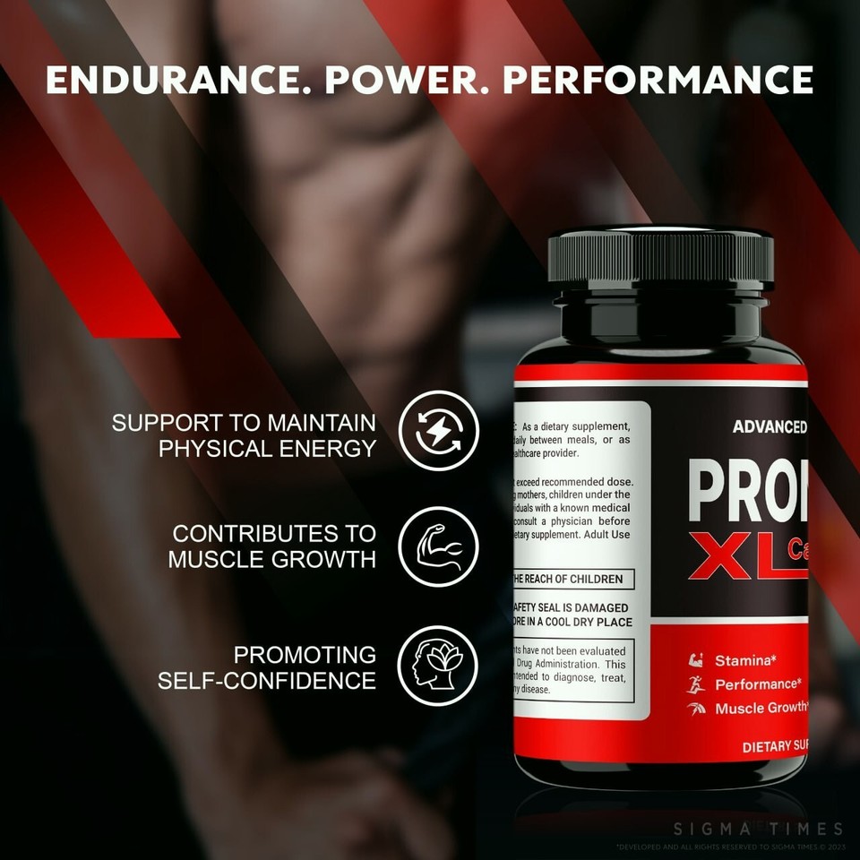 Proman XL Capsules for Men, Pro Man XL Me Pills, Male Enhancement 60ct ...