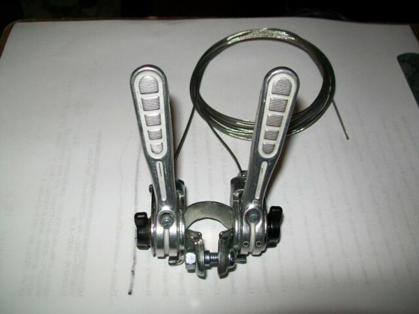 Vintage Shimano Alloy Bicycle Stem Shifters W/cables Ross Schwinn AMF ...
