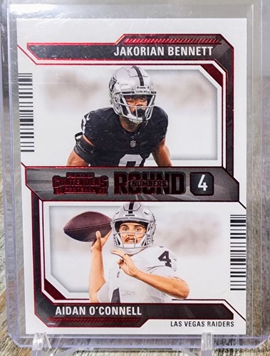 2023 Contenders Jakorian Bennett / Aidan O'Connell Round Numbers (4 ...