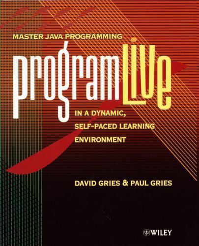 ProgramLive Workbook and CD by Paul Gries, David Gries and Petra Hall ...