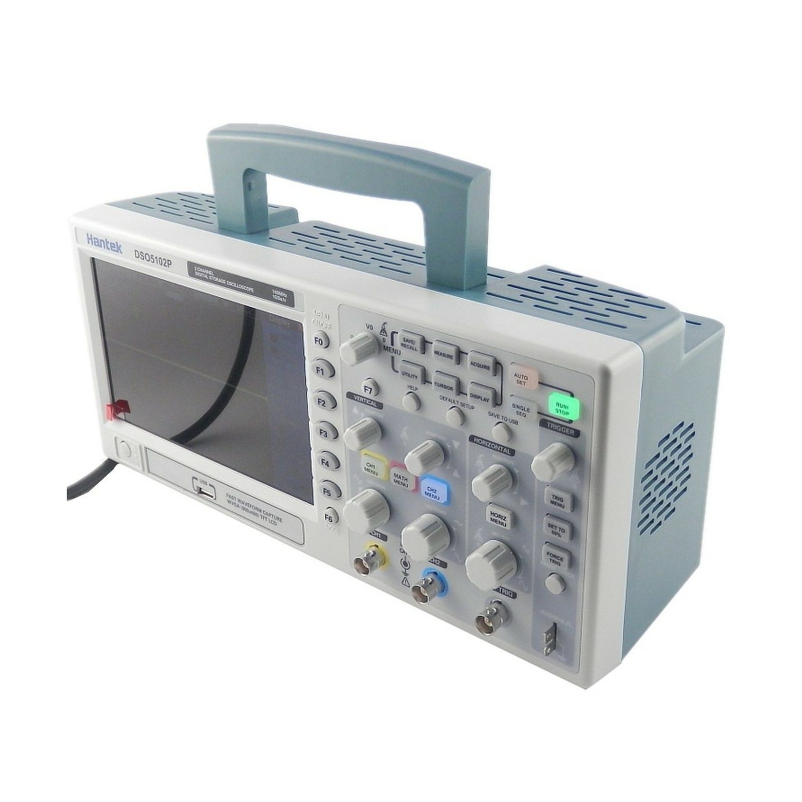 Hantek DSO5102P Digital Storage Oscilloscope USB 100MHz 1GSa/s 40K,2 ...