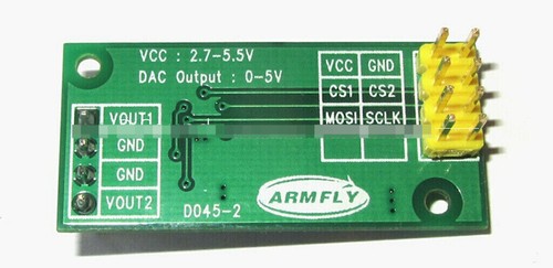 DAC8501 16 Bit DAC Module Dual Output SPI Interface Power 3.3-5.0V | eBay