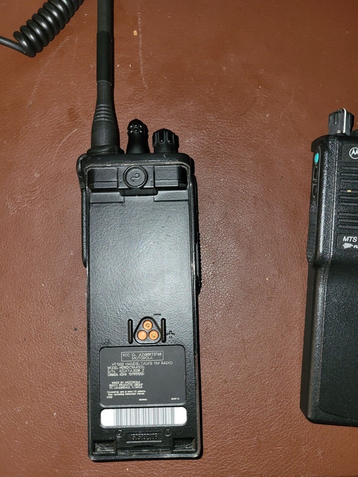 Motorola HT1000 and MTS2000 VHF/UHF HT bundle! HAM/MURS/GMRS | eBay