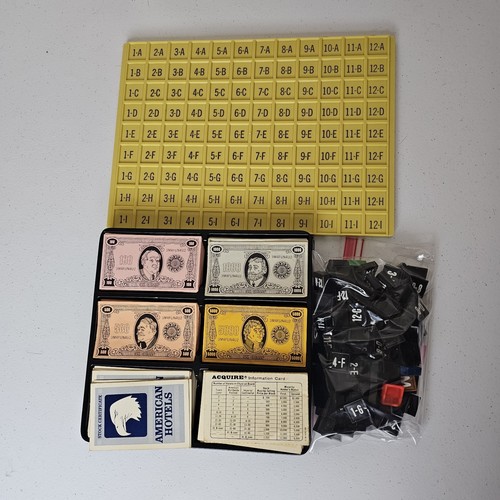 Vintage Acquire Board Game 3M Bookshelf Games 1968, 1 Acquire Card ...