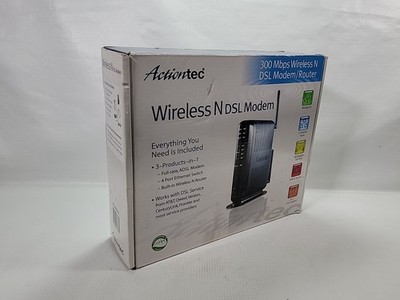 Actiontec GT784WN-01 Wireless N DSL Modem Router 300 Mbps WiFi | eBay