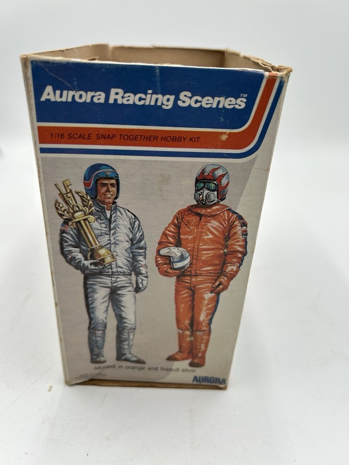 RARE 1974 AURORA RACING SCENE 1/16 Vega #841 Four Funny Car Drivers ...