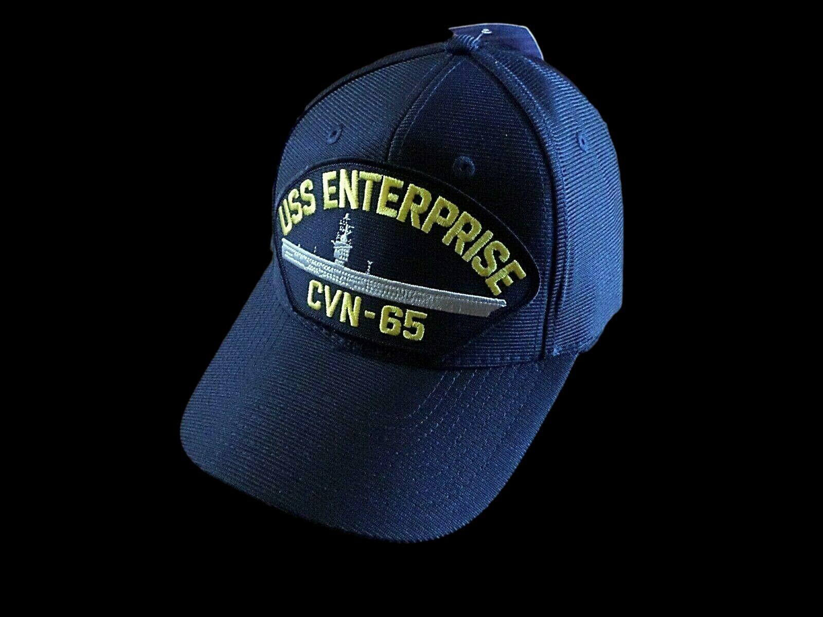 USS ENTERPRISE CVN-65 NAVY SHIP HAT U.S MILITARY OFFICIAL BALL CAP U.S ...