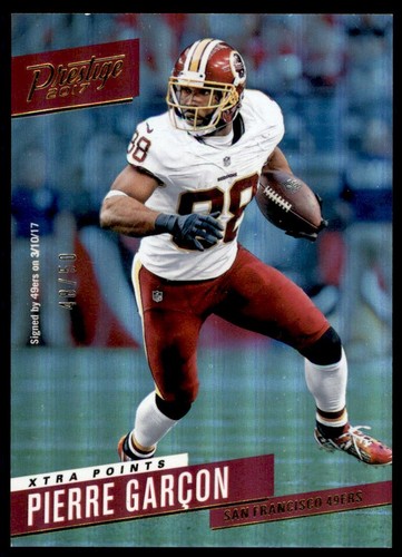 2017 Prestige Xtra Points Gold #122 Pierre Garcon /50 | eBay