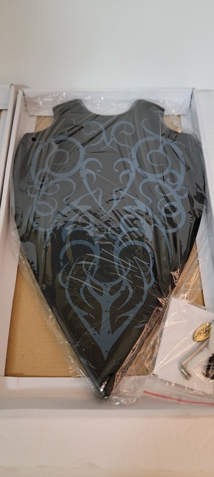 Kit Rae Universal Sword Plaque Black with Blue Fantasy Tribal Hardware ...