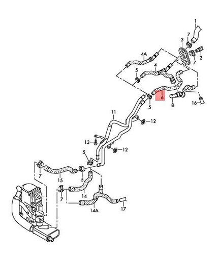 NEW AUDI A8 S8 QUATTRO 4H2 4H8 COOLANT HOSE 4H0265370J ORIGINAL | eBay
