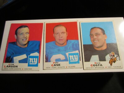 LOT OF 17 1969 NFL TOPPS FOOTBALL CARDS FROM GOOD TO MINT BBA-44 | eBay