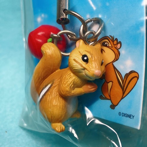 Super Rare Pip Keyring Apple Enchanted Gisele Disney Mini Figure Happy ...