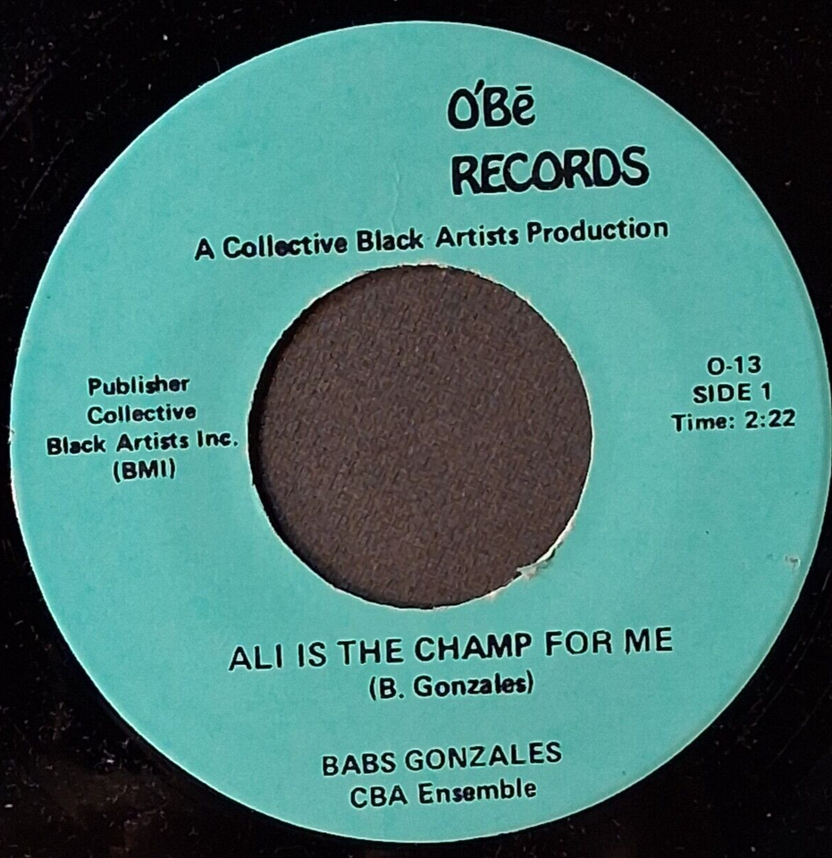 northern soul MUSIC INC./BABS GONZALES Abscretions / Ali Is The Champ O ...