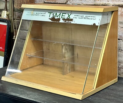 Vintage Timex V-Conic Movement Watch Display Counter Top Jewelry Store ...