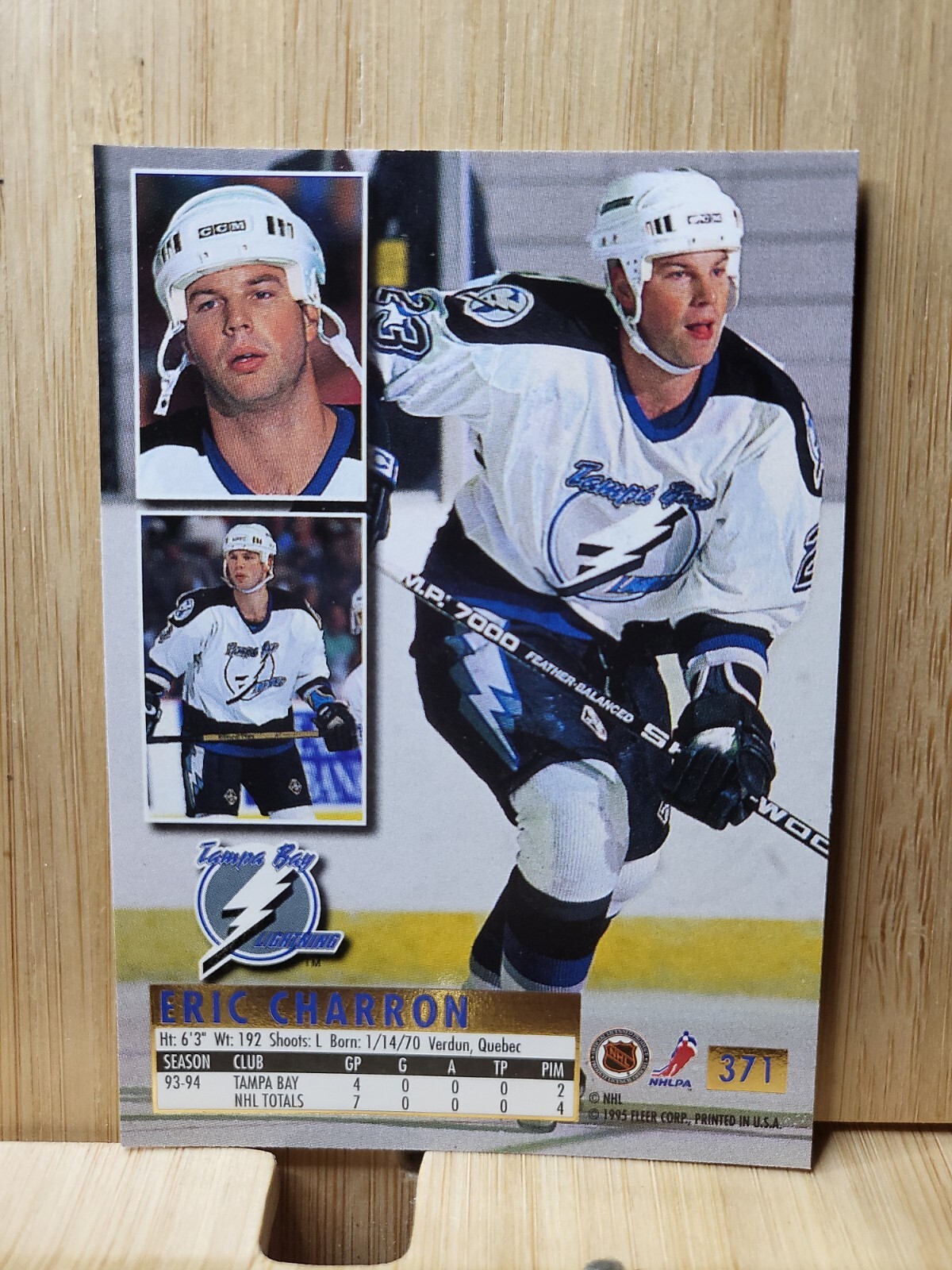 ERIC CHARRON🏆94-95 Fleer Ultra Series II #371 NHL Hockey Card🏆 FREE ...