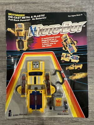 Pick-Up Truck Moto-Bot 1984 Intex Vintage Action Figure NEW SEALED FREE ...