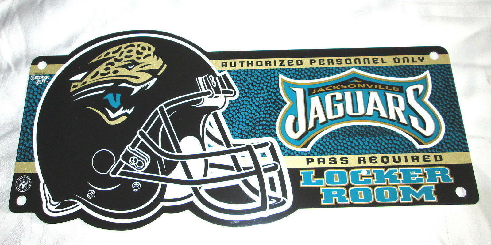 JACKSONVILLE JAGUARS Locker Room Sign #6 - NEW | eBay