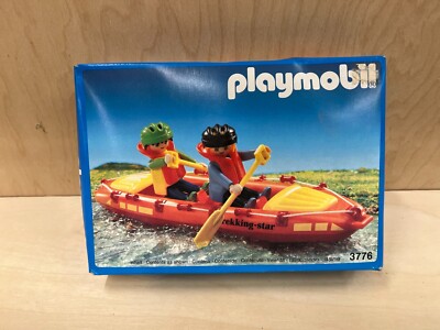 Playmobil 3776 Fast Water Canoe Summer Fun - Vintage Toy - Sealed ...