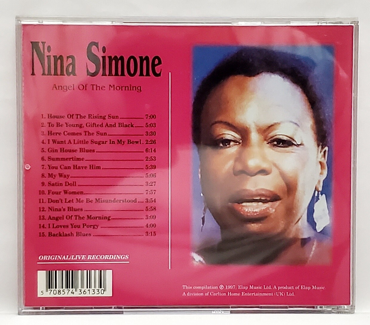 Nina Simone Angel Of The Morning CD 1999 Elap Records 5708574361330| eBay
