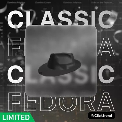 Classic Fedora Roblox Limiteds | Roblox Limiteds | Clean & Safe | Fast | eBay