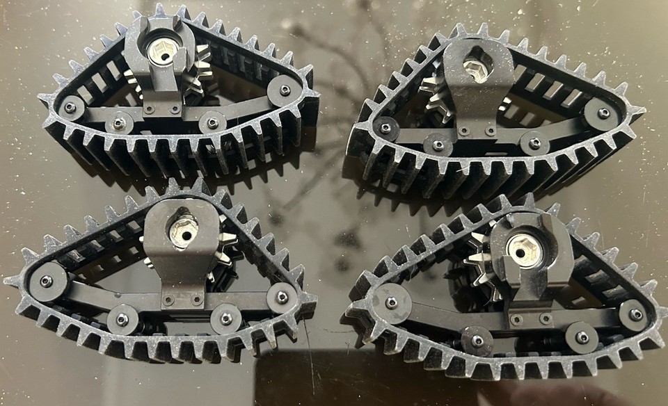 US Snow Tracks Wheel Tires For Traxxas 1/18 Trx4M RC Crawler Upgrade | eBay