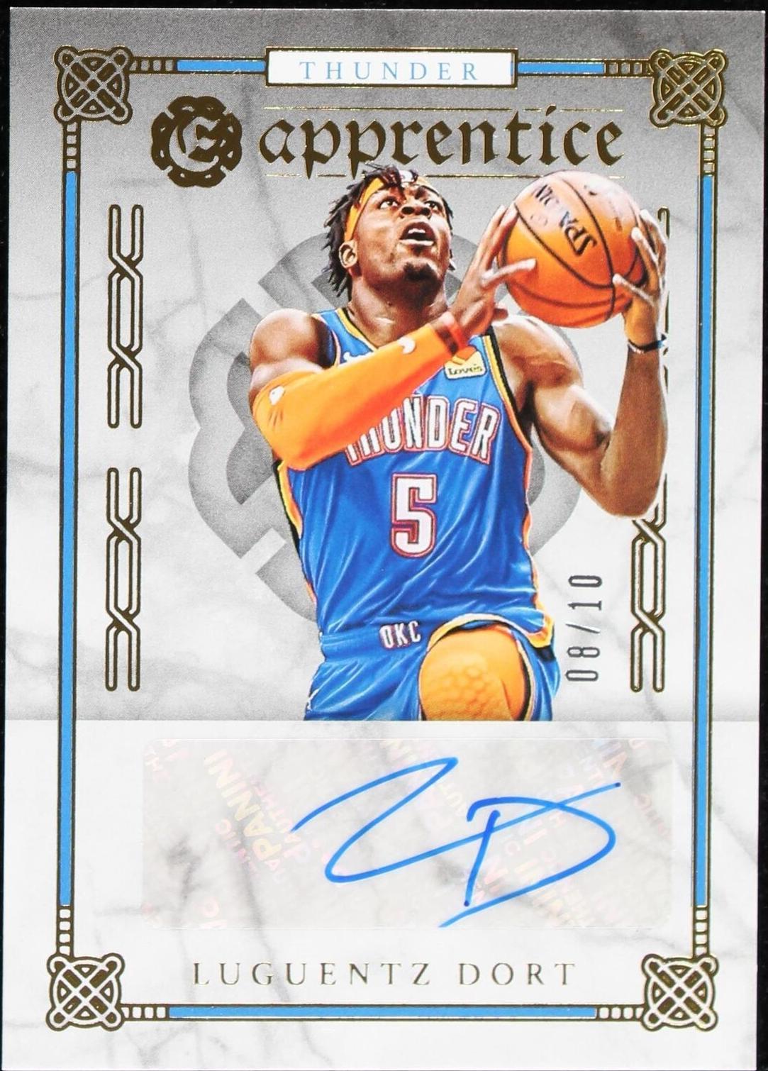 2019-20 Panini Chronicles - Apprentice Signatures Luguentz Dort #AP-LUG ...