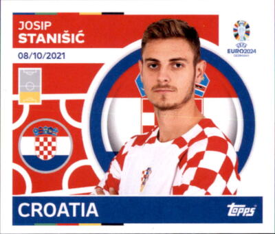 Topps EURO EM 2024 Sticker CRO 5 - Josip Stanisic | eBay