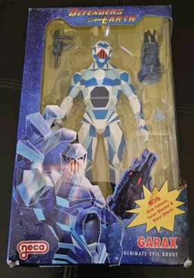 NECA King Features Defenders of the Earth Garax 7" Figure Damaged Box ...