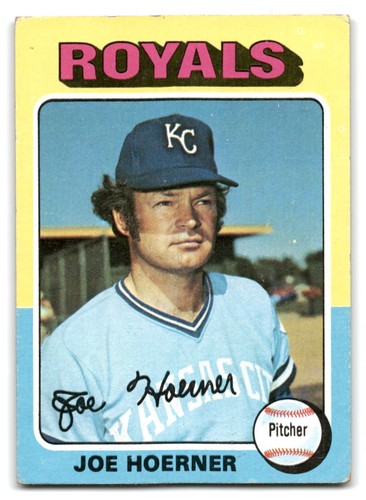 Joe Hoerner 1975 Topps Baseball #629 Kansas City Royals | eBay