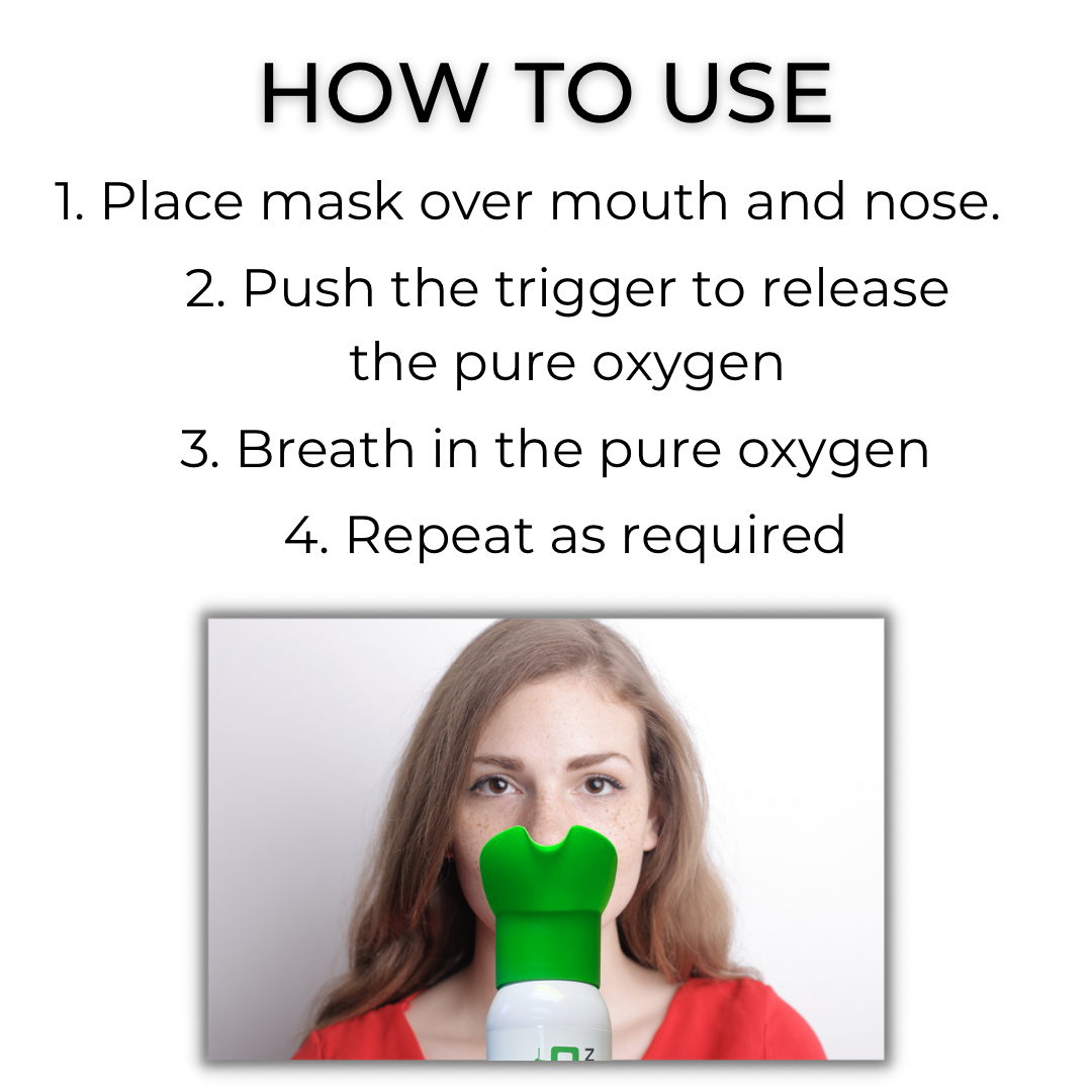 O2GO 18 Litres 95% Pure Oxygen Cannister With Inhaler Cup Canned O2 ...
