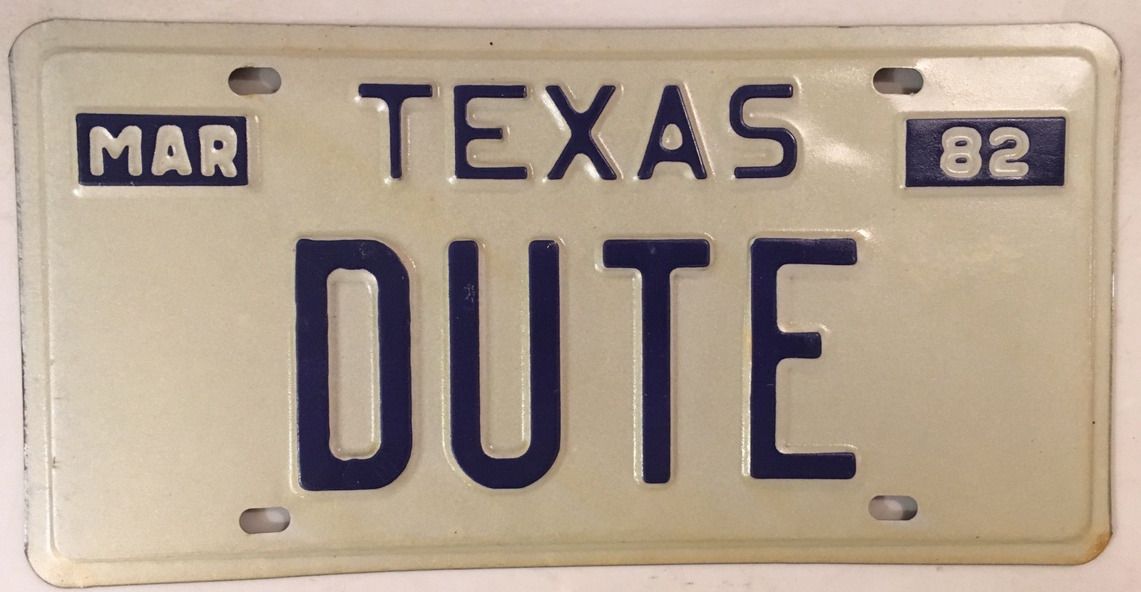 Vanity DUTY license plate Military Serve Marine USMC Job Police ...