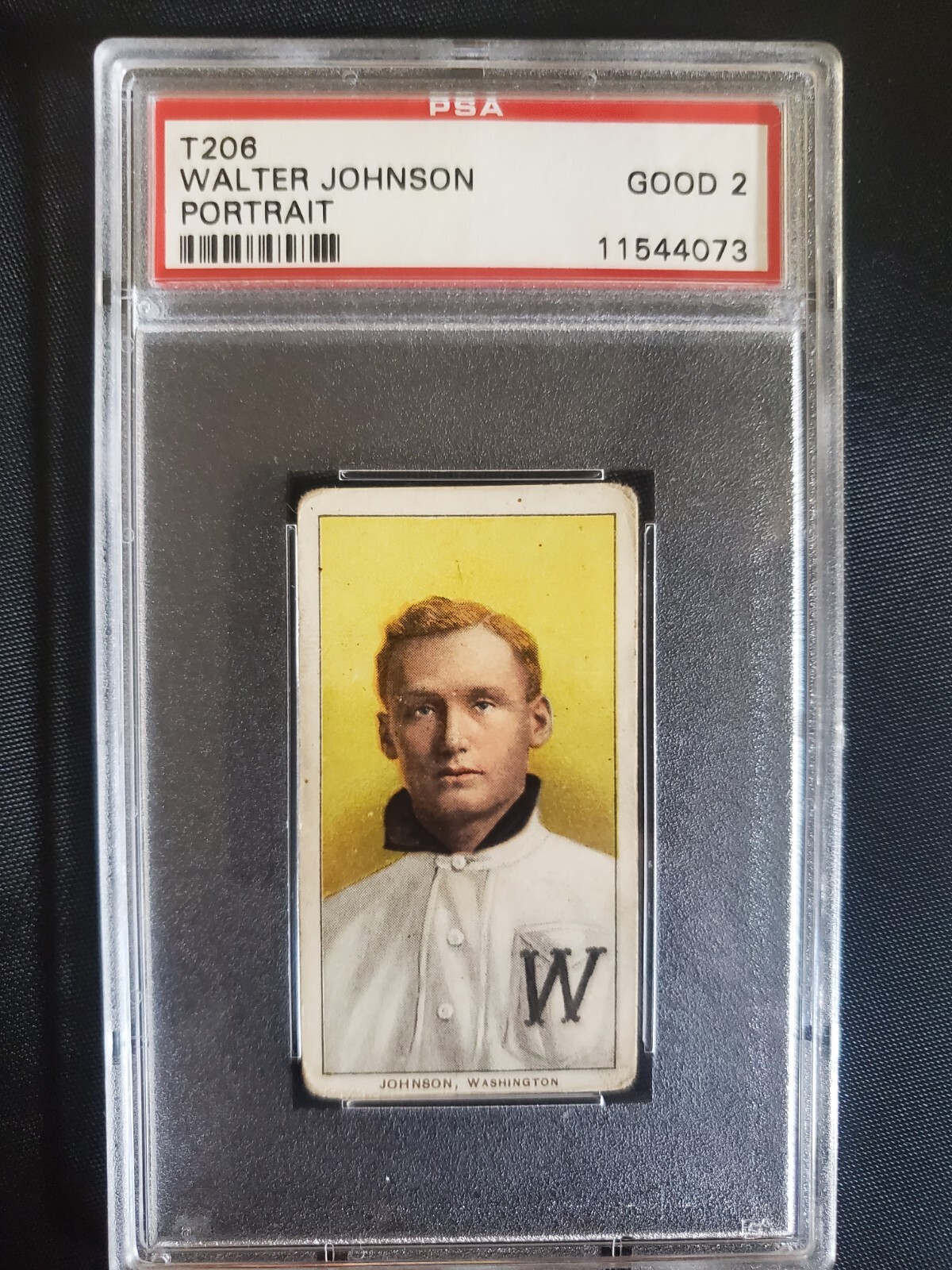T206 1909-11 Walter Johnson Portrait PSA 2 | eBay