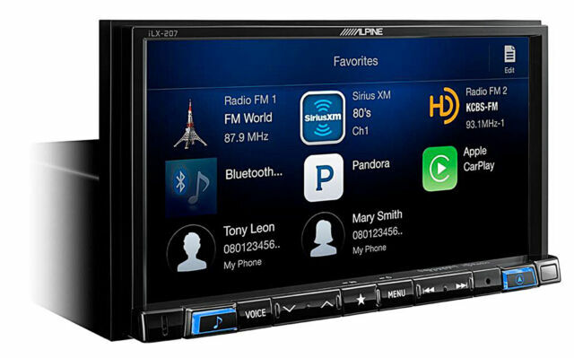 Alpine i207-WRA Apple CarPlay Android Auto 7in. In Dash Digital Media ...