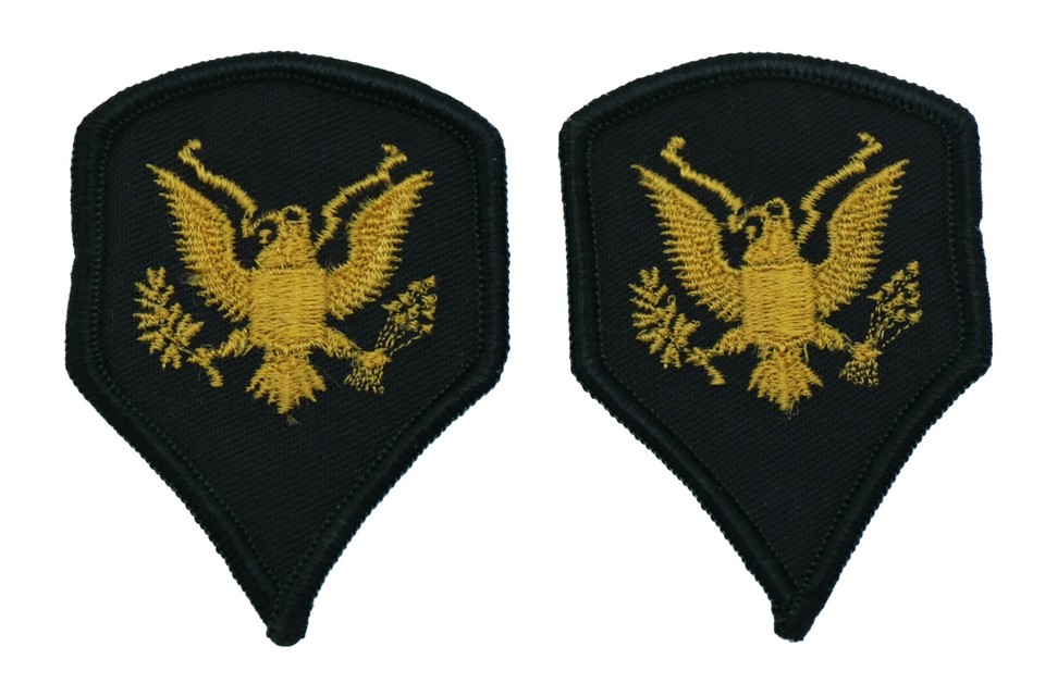 2 US Vietnam Era Army Specialist E-4 SPC SPC4 Rank Patch Enlisted Dirty ...