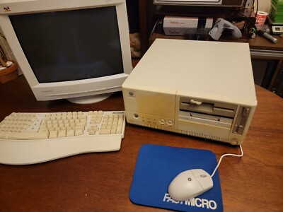BLUE CHIP Rare 486 DX Desktop Computer WITH COLORADO 350 TAPE DRIVE ...