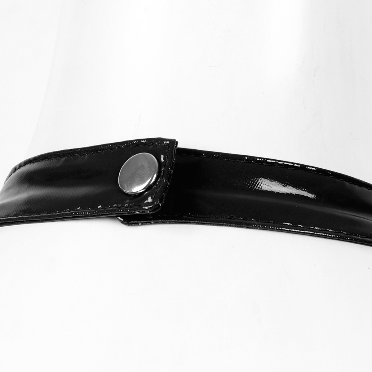 Womens Strapless Open Cups Top Sleeveless Crop Vest Wet Look Punk Tank ...