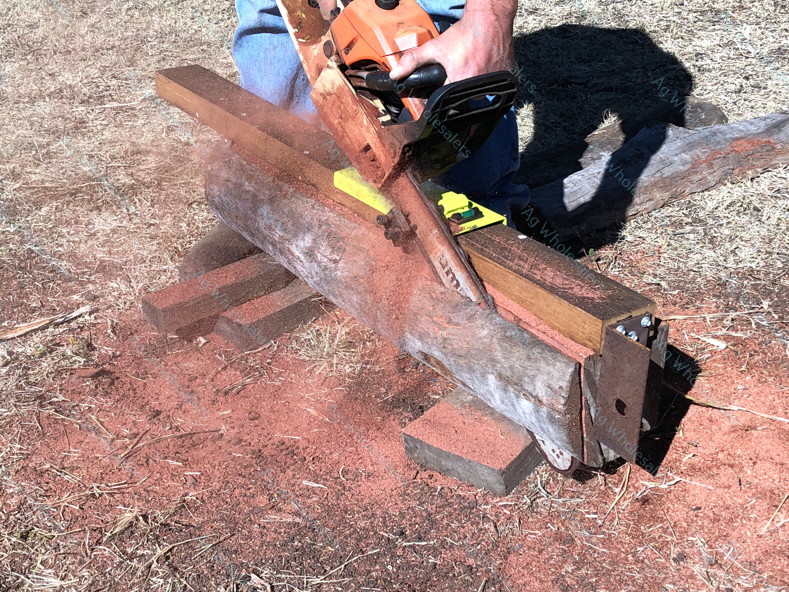 Timber Tuff Portable Chainsaw Mill Beam Cutter TMW-57 Vertical Slabbing ...