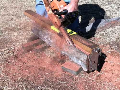 Timber Tuff Portable Chainsaw Mill Beam Cutter TMW-57 Vertical Slabbing ...