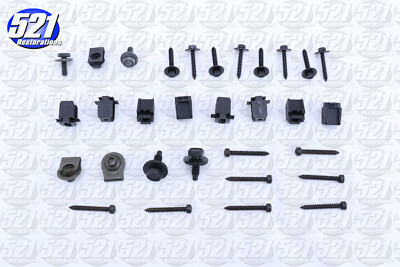 Grill Mounting Fastener Hardware Kit Fits 1971 71 Plymouth Barracuda ...