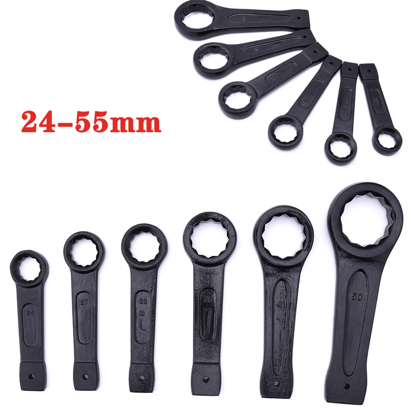 24-55mm Slogging Ring Spanner End Striking Wrench Slugging Ring Hammer ...