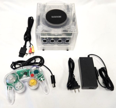 Nintendo GameCube Translucent CLEAR Game Console DOL001 Controller ...