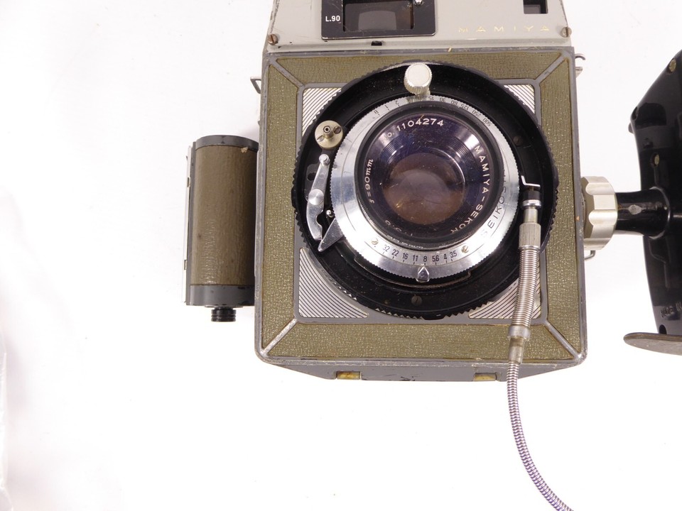 Mamiya Press Rangefinder Camera with 6x9 Back & Sekor 90mm F3.5 Lens ...