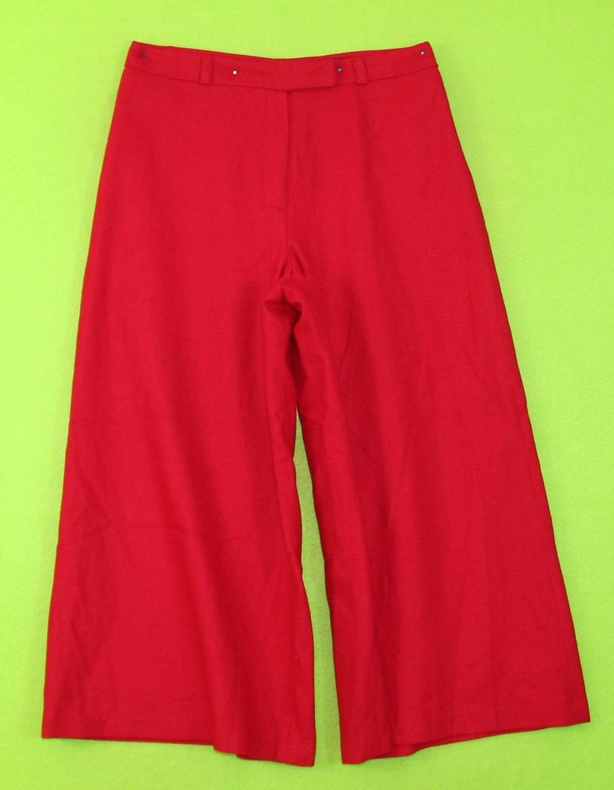 Verse J Wool sz XSmall Womens Red Capris Cropped Dress Pants Slacks ...
