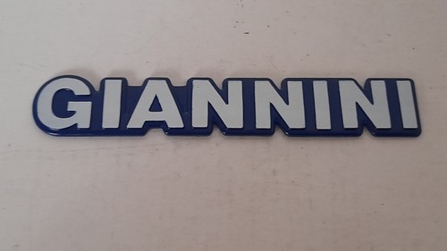 GIANNINI 500 rear metal aluminum script 125 mm. | eBay