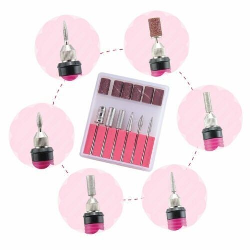 Electric Nail File Art Drill File Acrylic Manicure Pedicure Portable ...