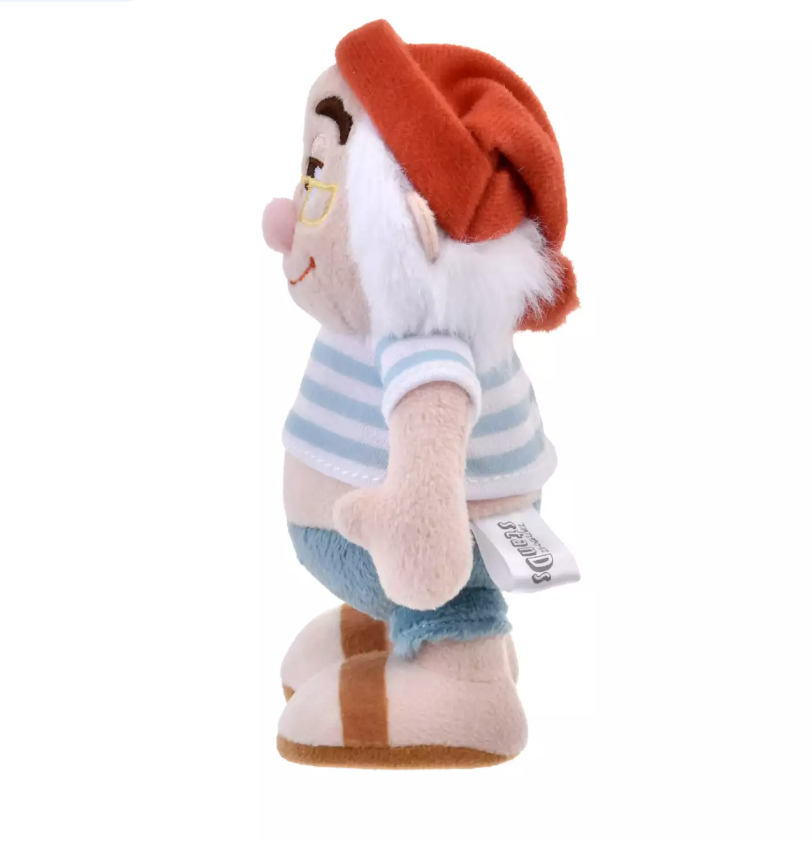 Japan Disney Peter Pan Mr. Smee Plush Doll stanDs Standing Figure Tokyo ...