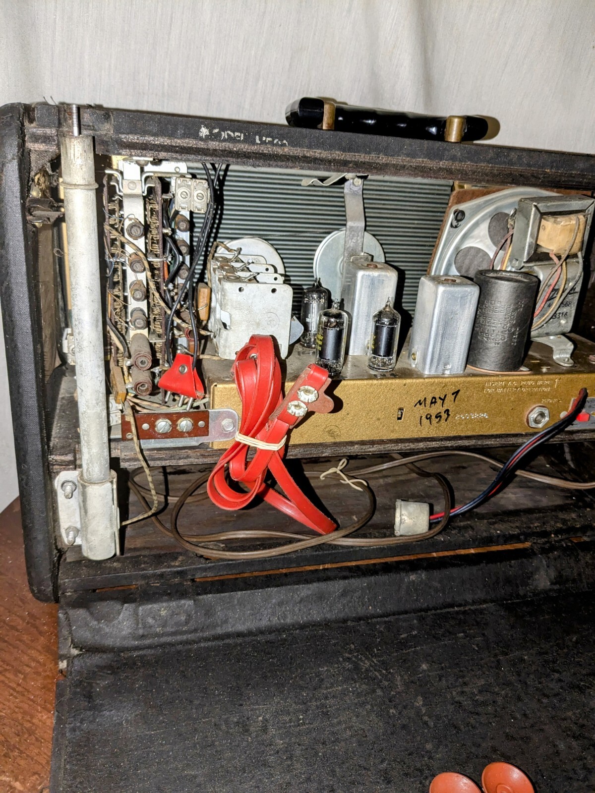 Zenith Trans-Oceanic Wave Magnet Vintage Portable Vacuum Tube Radio | eBay