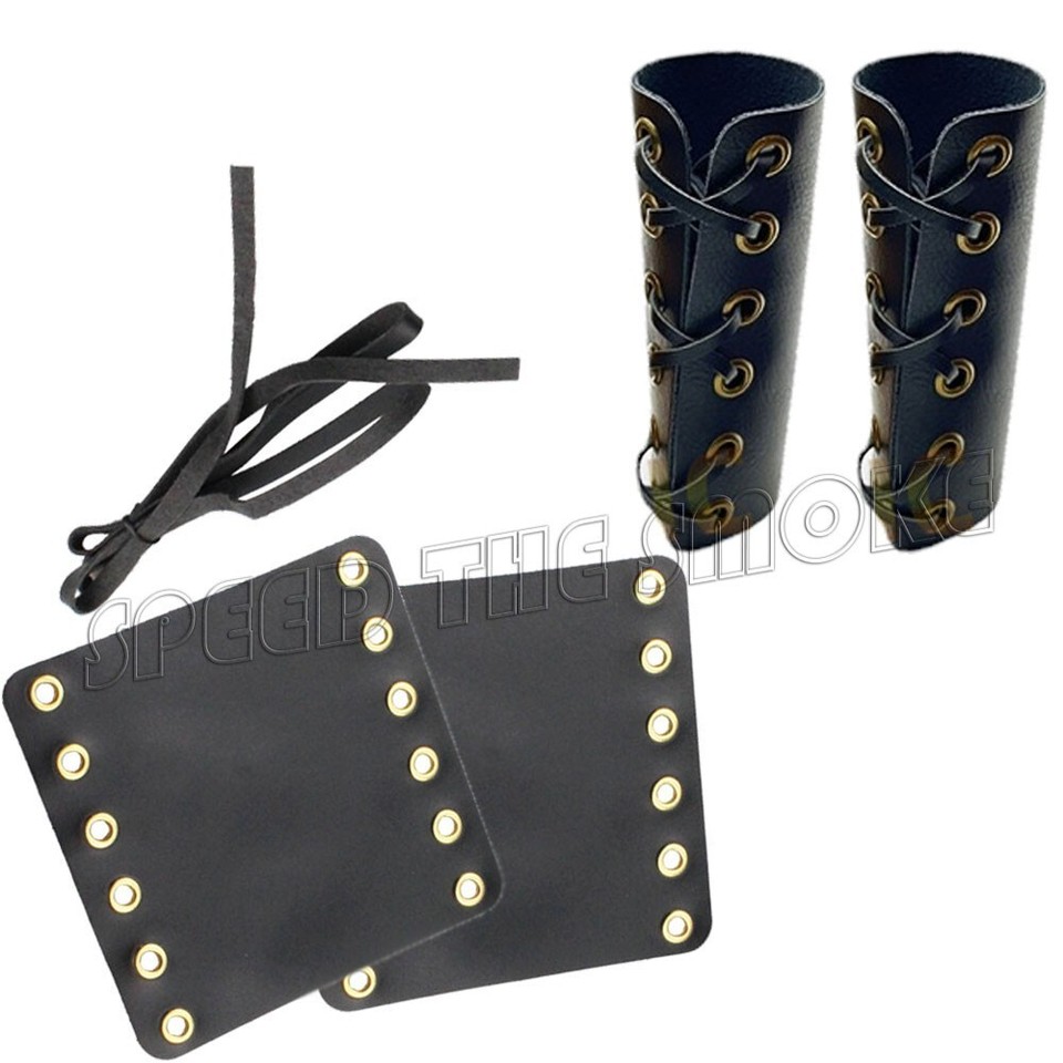 Motorcycle Bicycle Universal Retro Leather Hand Grips Cover Handle Bar ...