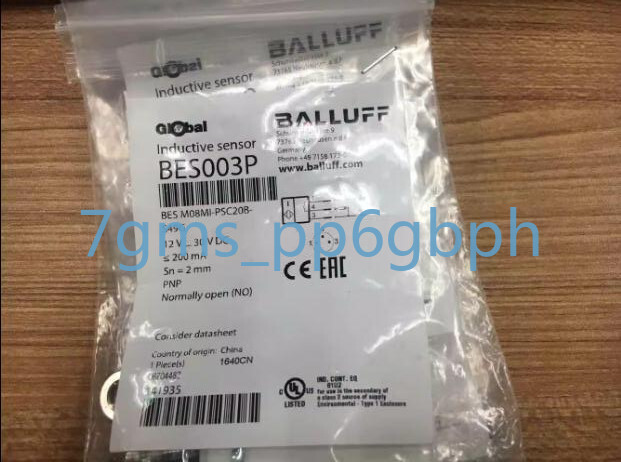 1 PCS NEW BALLUFF BES003P proximity switch sensor BES M08MI-PSC20B-S49G ...