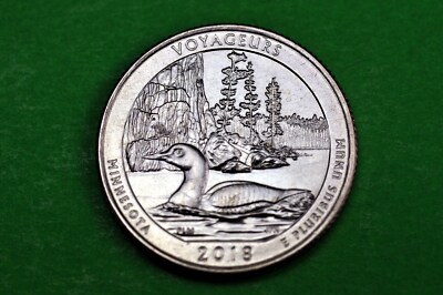 2018- P BU Mint State ( Voyageurs )US National Park Quarter | eBay